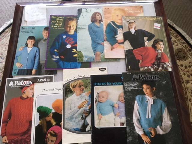 Vintage Patons Knit Crochet Patterns (10). Lot 05. Postage extra ...