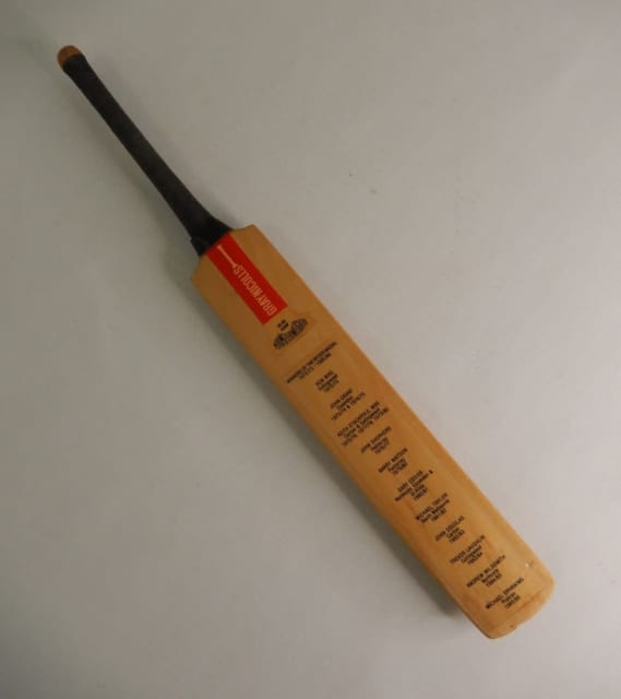 Vintage 20th Century Gray Nicholls mini bat Ryder Medal signed ...