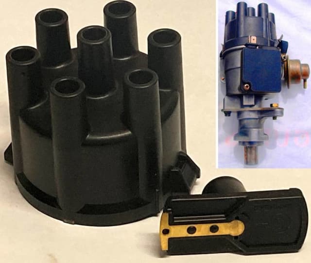 240Z 260Z 280ZX R30 electronic distributor New cap and rotor button ...