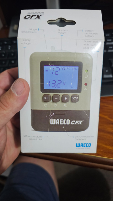 Waeco CFX remote fridge temperature display | Caravan & Campervan ...