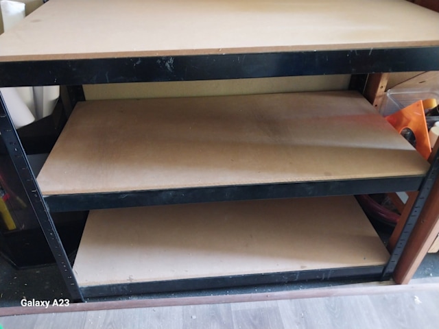 WORKBENCH STORAGE SHELF PERFECT FOR GARAGE HOBBY ROOM HALF PRICE - Tool ...