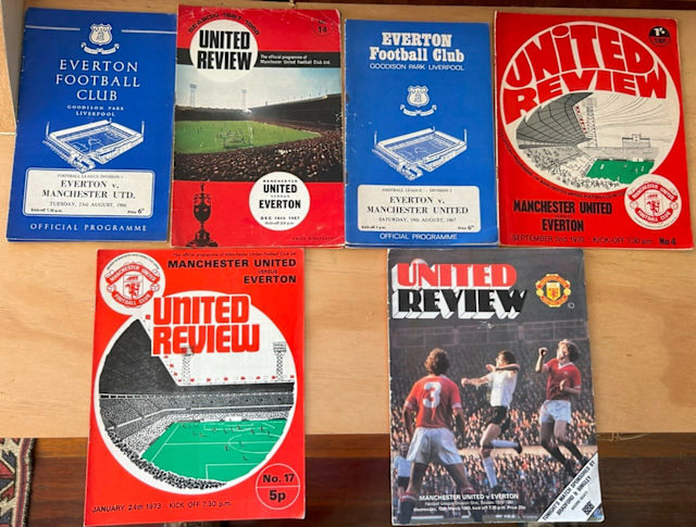 Manchester United vs Everton Match Programmes - Magazines in Collaroy ...