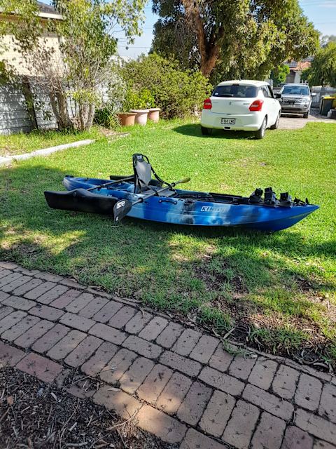 Kings Fishing Kayak complete setup | Kayaks & Paddle | Gumtree ...