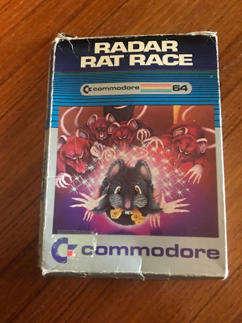 VINTAGE 1981 COMMODORE 64 RADAR RAT RACE CARTRIDGE WITH MANUAL | Video ...