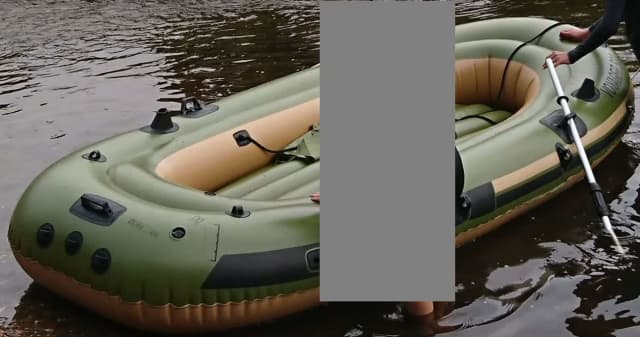 Bestway Voyager 500 3-Person Inflatable Raft Boat Paddle - like new ...