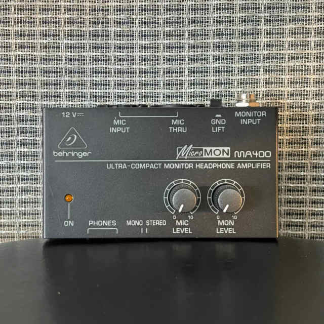 Behringer MA400 Ultra-Compact Monitor Headphone Amplifier - Headphones ...