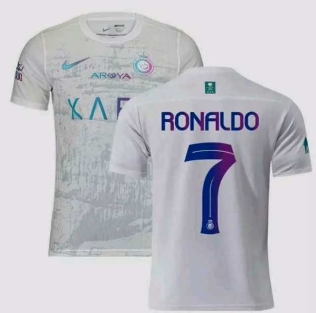 Cristiano Ronaldo CR7 Al-Nassr 23/24 Third Kit Player Version Jersey ...