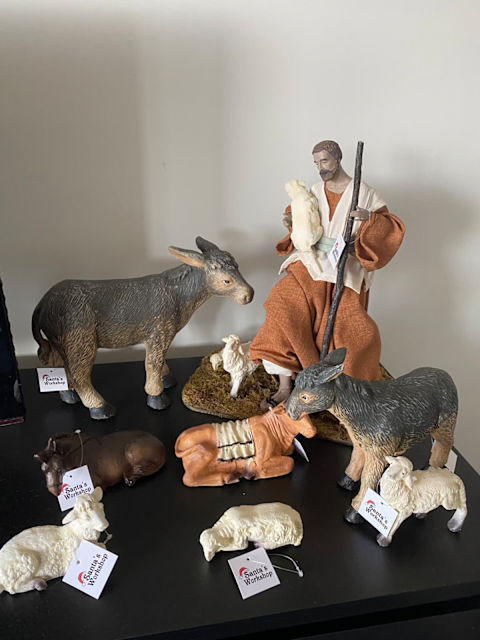 Shepherd. Nativity animals. Nativity sets with manger | Collectables ...