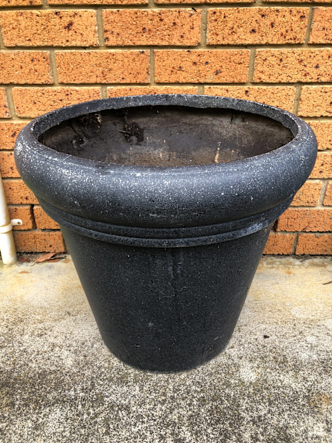 Large Grey Fibreglass Outdoor Pot - Pots & Garden Beds in Snug TAS ...