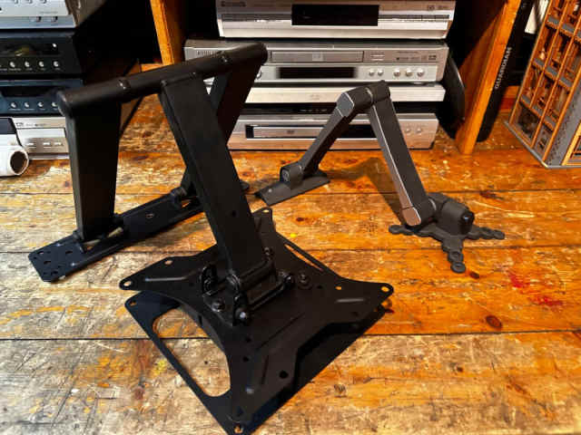 2 x metal computer monitor wall mount stands - Monitors in Hampton Park ...