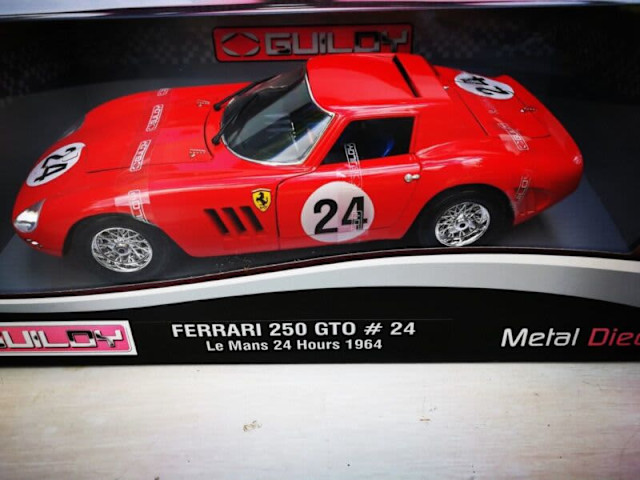 1:18 GUILOY FERRARI 250 GTO 1964 Le Mans #24 Diecast Racecar NEW ...