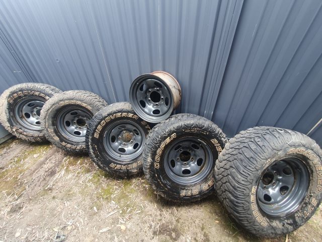 6 x genuine steel rims off 105 series landcruser | Wheels, Tyres & Rims ...