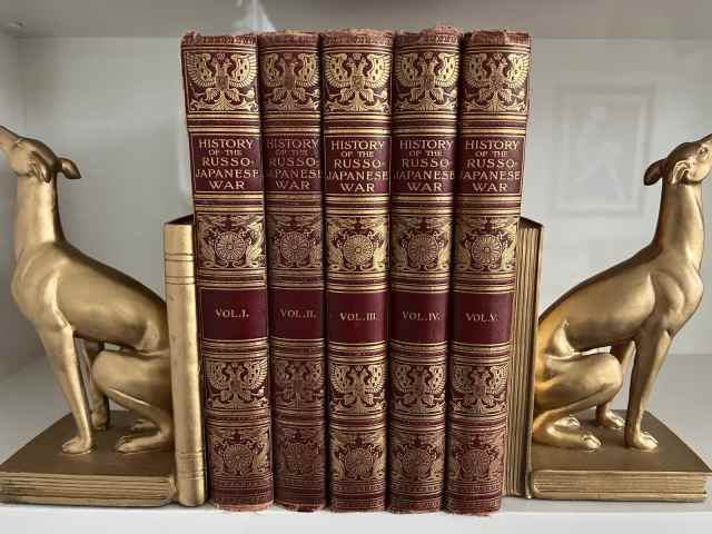 HISTORY OF THE RUSSO-JAPANESE WAR FULL SET 5 VOLUMES 1904 ...
