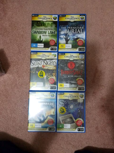 6 x The collectors edition PC CD-Rom Hidden Object games | Video Games ...