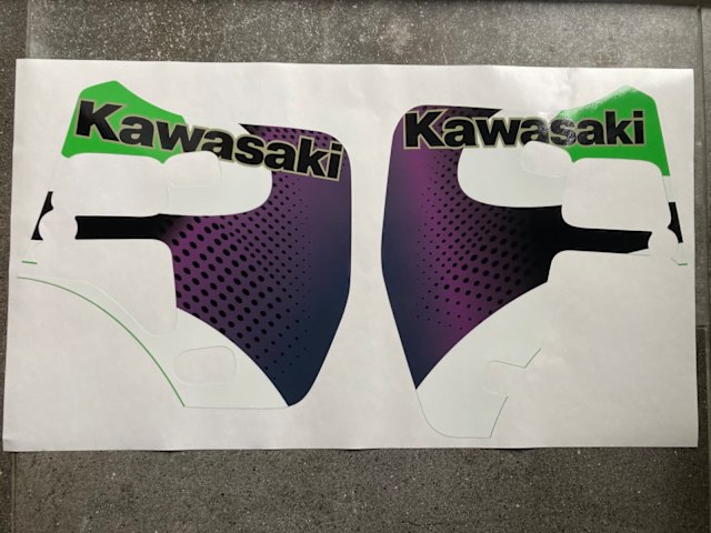 Kawasaki 2001 KX500 Reproduction Decals | Motorcycle & Scooter Parts ...