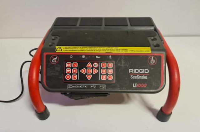 RIDGID SEESNAKE SEWER CAMERA LT 1000 LAPTOP COMPUTER MONITOR DEVICE ...