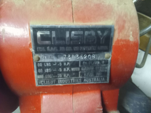Vintage Clisby workshop air compressor on trolley - Hand Tools in Two ...