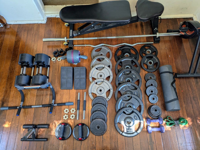 Complete Home Gym Equipment Bundle (Negotiable) - Gym & Fitness in ...