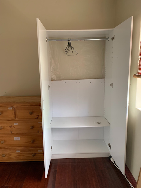 FREE Bunnings Wardrobe with Hanging Rack - Pick Up Only - Wardrobes in ...