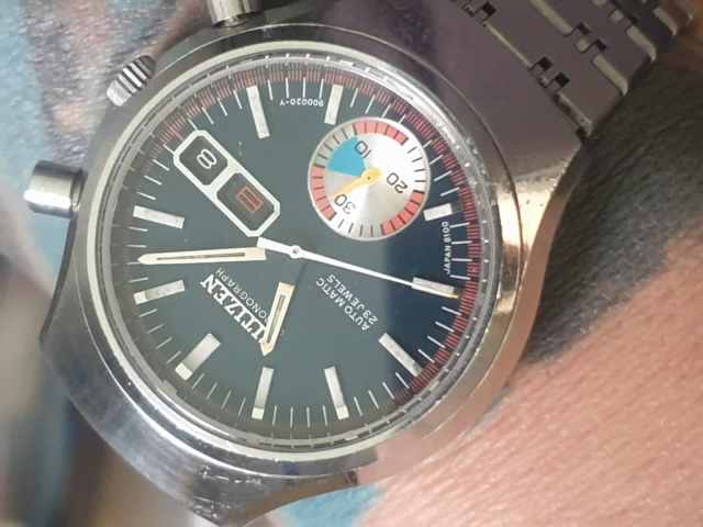 Beutiful vintage men citizen chronograph automatic 1972s JDM - Watches ...