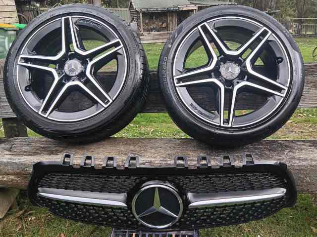 2019 - 2024 Mercedes Benzw117 a200/ a250 AMG 18 Wheel pair x2 & Grill ...