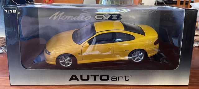 Biante 1:18 Holden V2 Monaro CV8 Yellow Devil - Collectables in ...