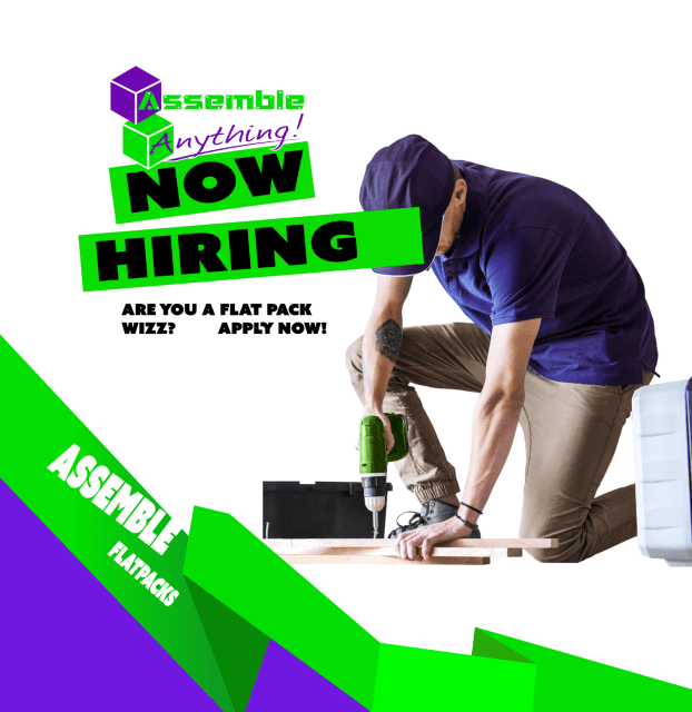 Assemble Anything’s “We are Hiring” | Assembly & Process Work | Gumtree ...