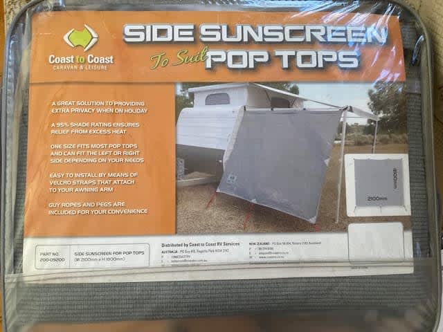 PopTop Caravan Side Privacy Screen | Caravan & Campervan Accessories ...