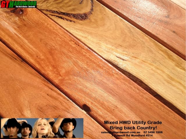 Hervey Bay Feature and Utility Grade Hardwood Timber Decking - Building ...