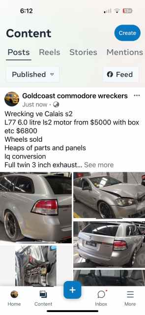 Ls2 engine ss commodore l77 motor 6l80e auto conversion | Engine ...