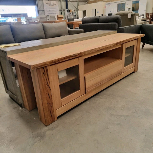 New Athena Messmate Timber Natural Edge TV unit - Entertainment & TV ...