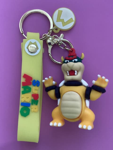 3D Rubber Super Mario Character Keychain Key Ring No-1 | Collectables ...