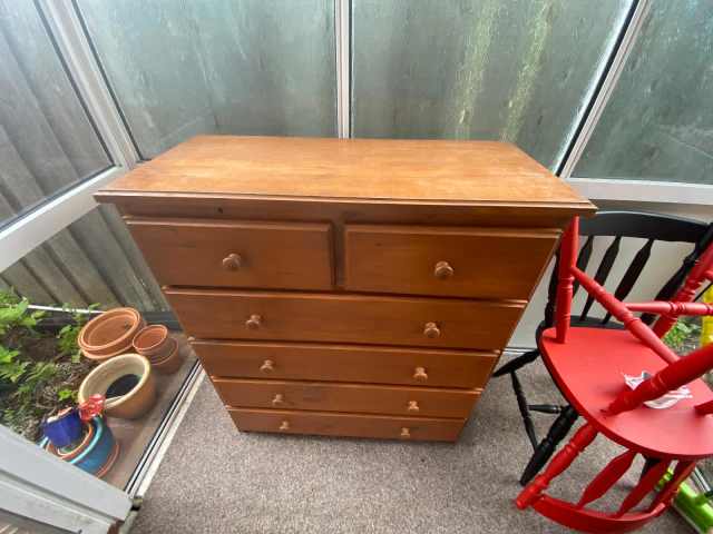 Tall boy / Wooden chest of drawers - Dressers & Drawers in Rosetta TAS ...