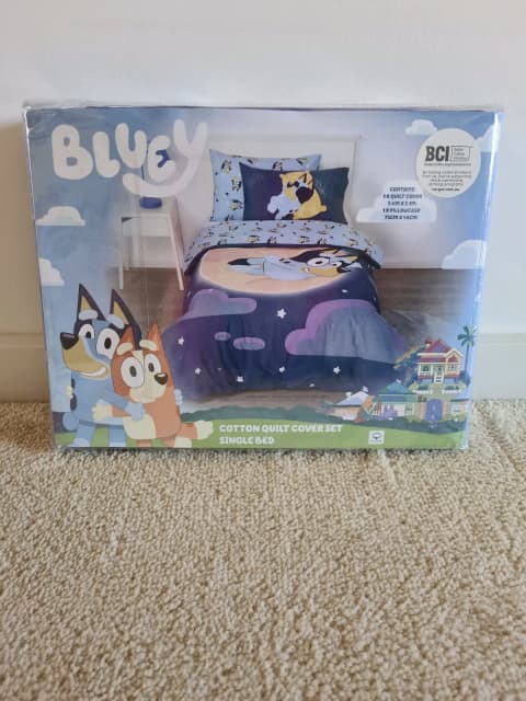 Bluey Single Bed Quilt Cover - Brand New in Packaging | Cots & Bedding ...