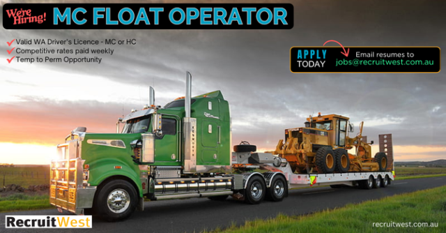Float Operator | Machine & Plant Operator | Gumtree Australia Perth ...