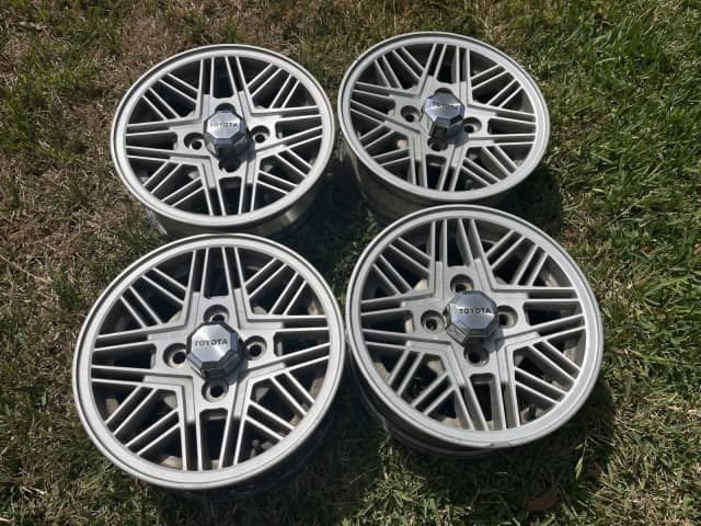 Genuine Toyota AE86 Black limited Factory Wheels Rims | Wheels, Tyres ...