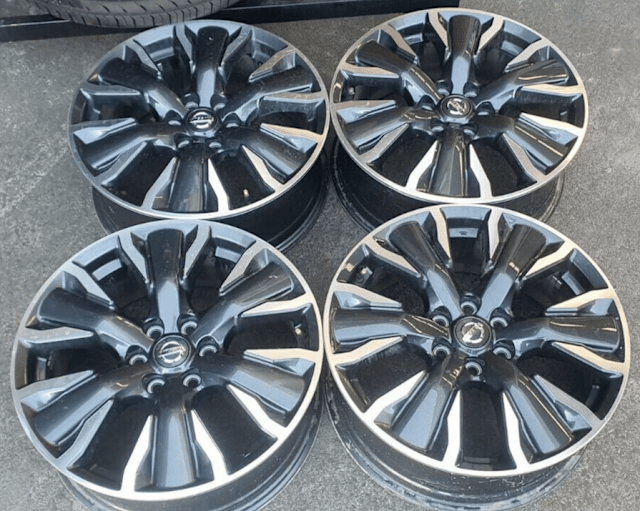 5x 18 Genuine Nissan Navara NP300 Sport Wheels- 18x7 6/114.3 45P Enkei ...