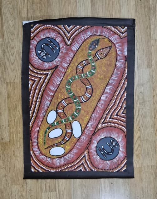 Aboriginal artist SHARON DOOLAN 72cm x 50cm - Art in Elizabeth SA ...
