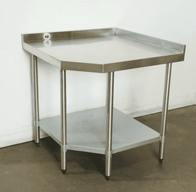Vogue GL278 Stainless Steel Corner Bench - Rent or Buy | Other Kitchen ...