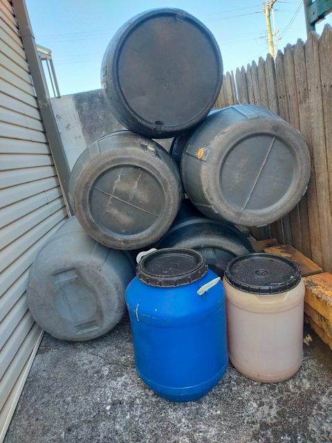 Large and medium sized plastic barrels for sale - Other Home & Garden ...