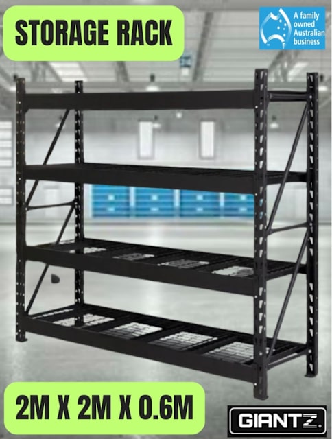 2M Garage Shelving Warehouse Shelve Storage Rack - Pickup / Delivery ...