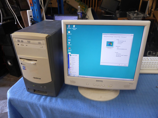 Retro Windows 98 PC Pentium 4 2.4GHz 512MB RAM 40GB HDD - Desktops in ...