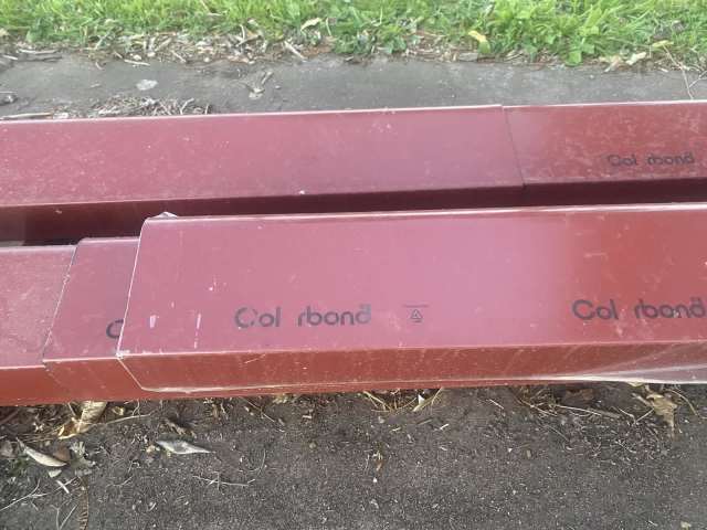Colorbond D guttering approx 60m Manor Red. New - Building Materials in ...