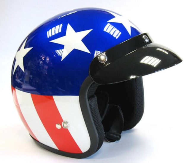 Captain America Easy Rider open face Helmet - Miscellaneous Goods in ...