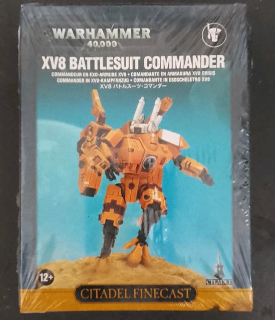 WARHAMMER- XV8 Battlesuit Commander BRAND NEW BOX SEALED - Collectables ...