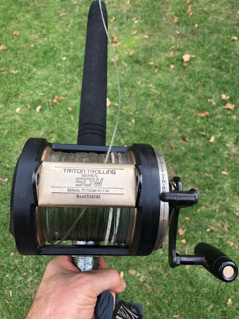 Game Fishing Rod/Reel Shimano Triton 50W - Fishing in Mentone VIC ...