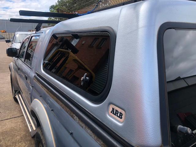dual cab ute arb canopy with heavy duty roof racks with internal load ...