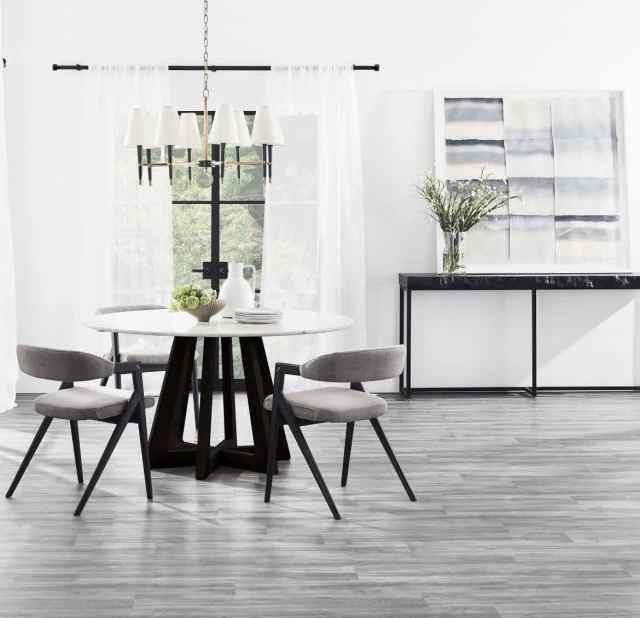 Coco republic round marble dining table - Dining Tables in Denham Court ...