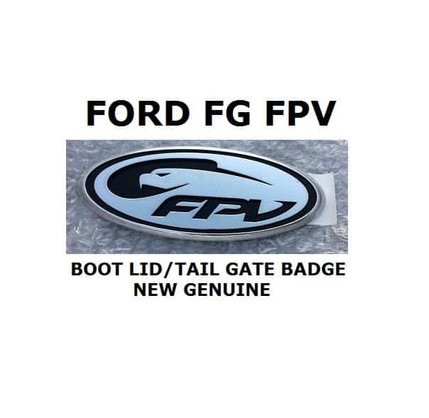 Ford Falcon FG FPV BADGE emblem BLACK logo F6 GT decal | Other Parts ...