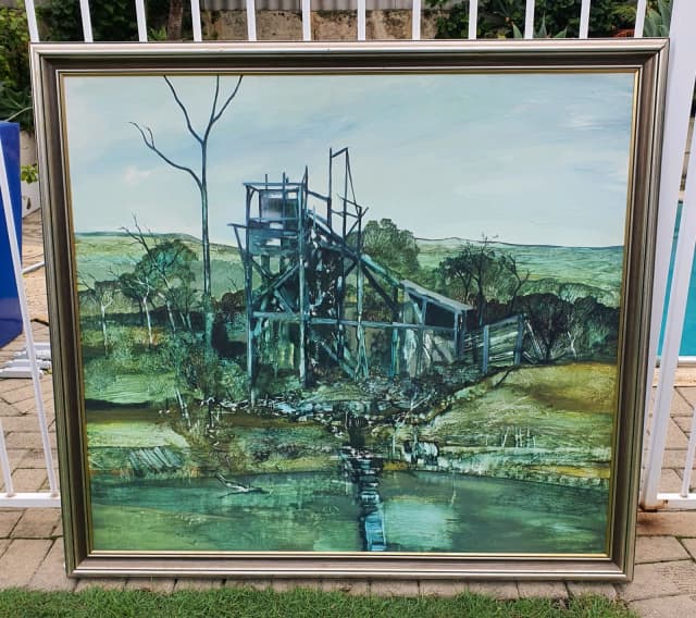 Diana johnston abandoned mine Oil painting - Art in Melbourne CBD VIC ...
